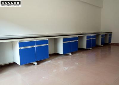 China Mothproof Performance Medical Laboratory Furniture , Chemistry Lab Tables 3000*1500*850mm Size for sale