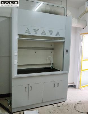 China Full Steel Hood In Chemistry Lab 6mm Tempered Glass Lift Freely Window for sale