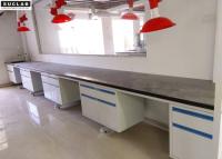 China Full Steel Chemistry Lab Tables 12.7mm Solid Worktops SGS Certified for sale