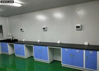 China Testing Center Steel Lab Bench DTC Hinge 2 Layers Reagent Rack ISO14001 Approved for sale