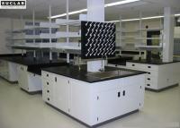China Commercial Laboratory Wall Cabinets Multi Choice Worktops With Stool Chairs for sale