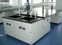 China Cold Rolled Steel Lab Bench Smooth Frame 3000*1500*850mm Modular Design for sale