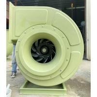 China Acid Alkali Resistance Fiberglass Centrifugal Fans Exhaust Equipment For Ventilation System for sale