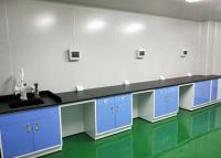 China Steel Lab Wall Bench With Corrosion Resistant Worktop In Pharmaceutical Company for sale