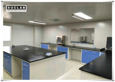 China 13mm Worktops Science Laboratory Furniture Workbench Chemical Resistant for sale