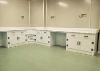 China Chemical Resistant Lab Bench Furniture With PP Worktop And Cabinet For Laboratory for sale