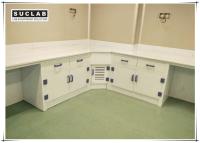 China Acid And Alkali Resistant PP Laboratory Casework With Corner Cabinet for sale