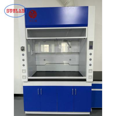 China 1.5m Length Galvanized Steel Lab Fume Hood Belong Ventilation Equipment In Laboratory Line for sale