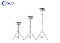 China Mobile Solar Sensing LED Telescopic Tripod Mast Night Scan Light Tower for sale