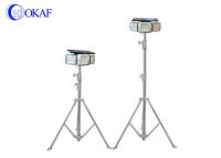 China Mobile Solar Sensing LED Telescopic Tripod Mast Night Scan Light Tower for sale