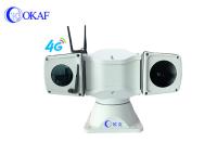 China 4G Dual Sensor Thermal Imaging PTZ Camera Day / Night Long Range Vision for sale