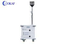 China Portable Lightweight Mobile Sentry Security Trailer With 2.5m Manual Telescopic Mast for sale