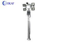 China 5m 6m Telescopic Camera With Light Vehicle Mounted Night Scan Light Tower for sale