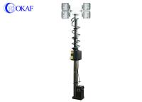 China Aluminum Alloy Night Scan Light Tower Mobile Electric Led Light Mast for sale
