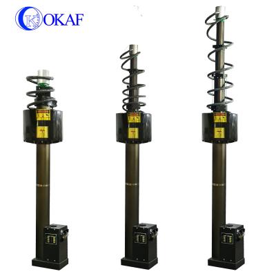China Vehicle Mounted 20m Telescoping Antenna Pole For Electric Light Camera for sale