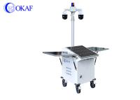 China Solar 1920*1080 Mobile Security Trailer Construction Site Monitoring Cctv Camera Tower for sale