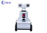 China Temperature Measurement Day and Night Vision Thermal Camera Robot Intelligent Security Inspection Patrol Robot for sale