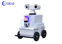 China Temperature Measurement Day and Night Vision Thermal Camera Robot Intelligent Security Inspection Patrol Robot for sale