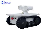 China Smart surveillance security patrol robot DIY educational crawler robot tank chassis for sale