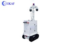 China Intelligent Security patrol robot CAN/ serial port control Robot with PTZ camera for sale