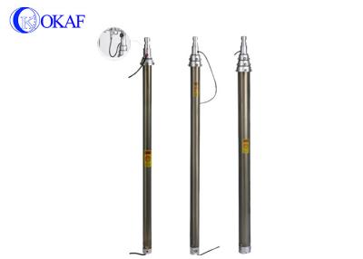 China Camera Portable Pneumatic Telescopic Mast Aluminum Alloy Material Trailer Mounted for sale