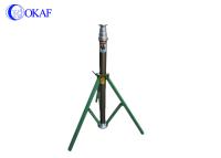 China Ground Mounted Portable Telescoping Antenna Mast Pole Pneumatic 1 Year Warranty for sale