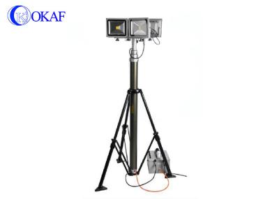 China Mechanical Telescopic Mast Pole Portable Mount Lighting 45s Lifting Time for sale