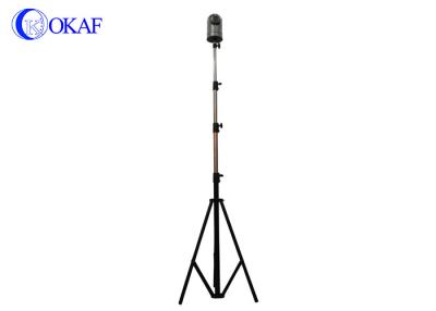 China Portable Telescoping Steel Antenna Mast Stand Tripod 2-4m Height 1 Year Warranty for sale
