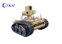 China Tracked Chassis Robot Intelligent AI PTZ camera Security Robot patrol for sale
