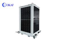 China OK-PRO9 OKAF 4G WIFI GPS Mobile Solar CCTV Security Tower Temporary Monitoring for Parking Lot for sale