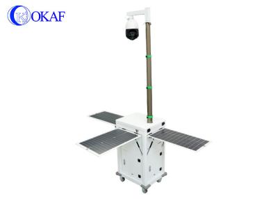 China 4G AI Camera Solar-Powered Mobile Security Cabinet for Construction Site Monitoring for sale