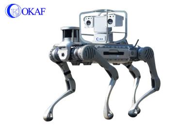 China OKAF AI Surveillance Autonomous Security Patrol Robot Industrial Guard Robot Dog Smart Security Quadruped Robot for sale