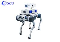 China OKAF AI Surveillance Autonomous Security Patrol Robot Industrial Guard Robot Dog Smart Security Quadruped Robot for sale