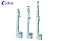 China Custom Height DC Powered Motorized Telescopic Mast Vehicle Trailer Robot Mounted Square Electric Telescopic Mast for sale