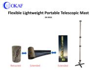 China Flexible Lightweight Portable Telescopic Mast Antenna Mast Pole for sale