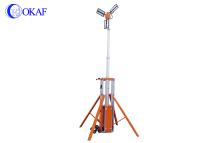 China All-in-One Portable Emergency Light Tower Battery Powered Telescopic Lighting Tower for Construction Fire Rescue for sale