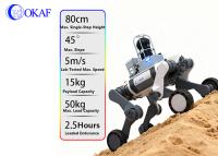 China Wheel- legged Security Robot Dog Autonomos Patrol Quadruped Robot for sale