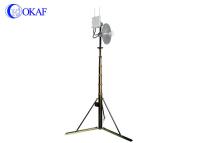 China 10 Meter 33ft Telescopic Antenna Mast Aluminum Hand Crank Telescopic Communication Tower for sale