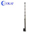 China Light Weight Telescopic Mast Pole OKAF 6M 20FT 1.45M Closure Height Suitable For Vehicle for sale
