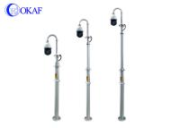China RS485 Control 3.5M Mobile Telescopic Antenna Pole 3.5m Height With Self Locking for sale