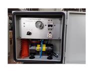 China C220V Pneumatic Telescopic Mast , 6M Pmobile Security Camera Trailer 80KG Head Load for sale