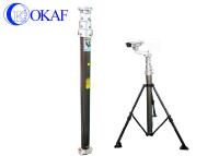 China Air Compressor Operate Portable Antenna Mast , Telescoping Antenna Pole With Tripod for sale