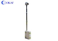 China 4M Mobile Surveillance Trailers Rail Mount Rapid Deployment Security Tower for sale