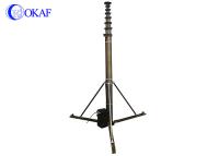 China Electric Telescopic Mast Pole CCTV Camera 3-18M Vehicle Mounted High Strength for sale