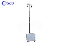 China 360° Continuous Rotation Mobile Surveillance Trailer Urgent Surveillance Solar Power Supply for sale
