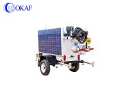 China Truck / Ground Mounted Mobile Security Camera Trailer 200w Pixel With 1 Year Warranty for sale