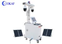 China Solar CCTV Trailer Construction Site Mobile Video Surveillance Trailer Metal Material for sale