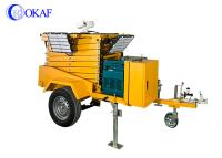 China IP65 Diesel Generator Mobile Light Tower Auto Lifting Portable LED Light Tower for sale