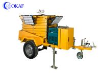 China IP65 Diesel Generator Mobile Light Tower Auto Lifting Portable LED Light Tower for sale