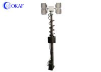 China 4m/min RS485 48000lm Telescopic Mast Aluminum for sale